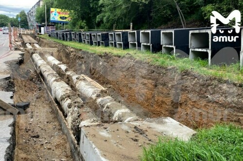 Секретные материалы по-хабаровски: при ремонте теплотрассы обнаружили скелет, которому около 30 ...