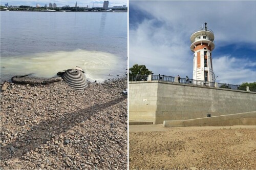 «Что-то вонючее течет». Благовещенцы под маяком обнаружили скрытую трубу со стоком в Амур (видео ...